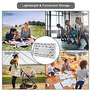 TORASO Wipes Holder, Wipes Dispenser with Lid, Pouch with Lid, Baby Wipes Case Keeps Wipes Fresh， Wipe Container Regular Storage Case Box(2Gray+2panda)