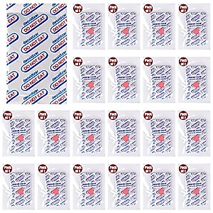 2000cc Oxygen Absorbers for Food Storage (Individually Sealed, Total 20 Packets) - Long Term Food Storage for Mason Jars, Mylar Bags, Canning, Vacuum Bags