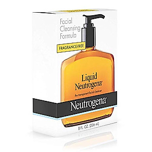 Neutrogena Fragrance Free Liquid Facial Cleansing Formula, 8 Oz (2 Pack)