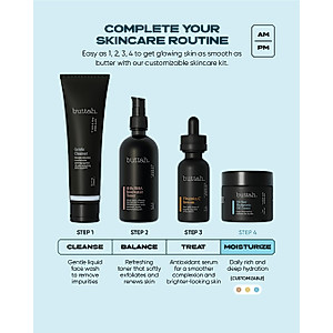 Buttah Skin by Dorion Renaud Oil-Free Hyaluronic Gel Cream 2oz - Daily Moisturizer - Hyaluronic Acid for Deep Hydration - AM & PM Moisturizer - Naturally Based Skin Care - Black-Owned Skincare