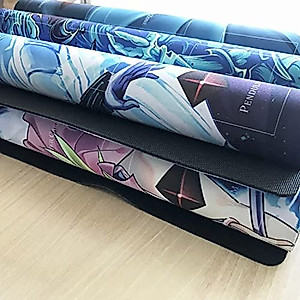 Board Game TCG Custom Playmat Customize Mousepad + Free Storage Bag Play Mats Size 24x12in Compatible for Digimon MTG OCG PTCG Playmats (23.6X13.8in(60 * 35cm),PTCG)