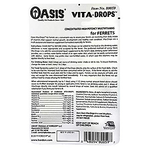 OASIS #80059 Ferret Vita-Drop Vitamins, 2-Ounce