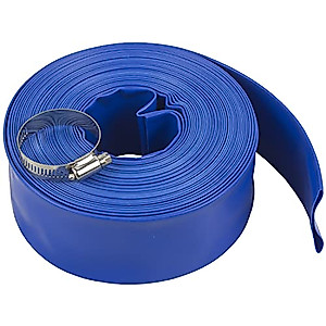 Poolmaster 32170, Essential Collection Heavy-Duty Swimming Pool Backwash Hose, 1 1/2-Inch x 50-Feet