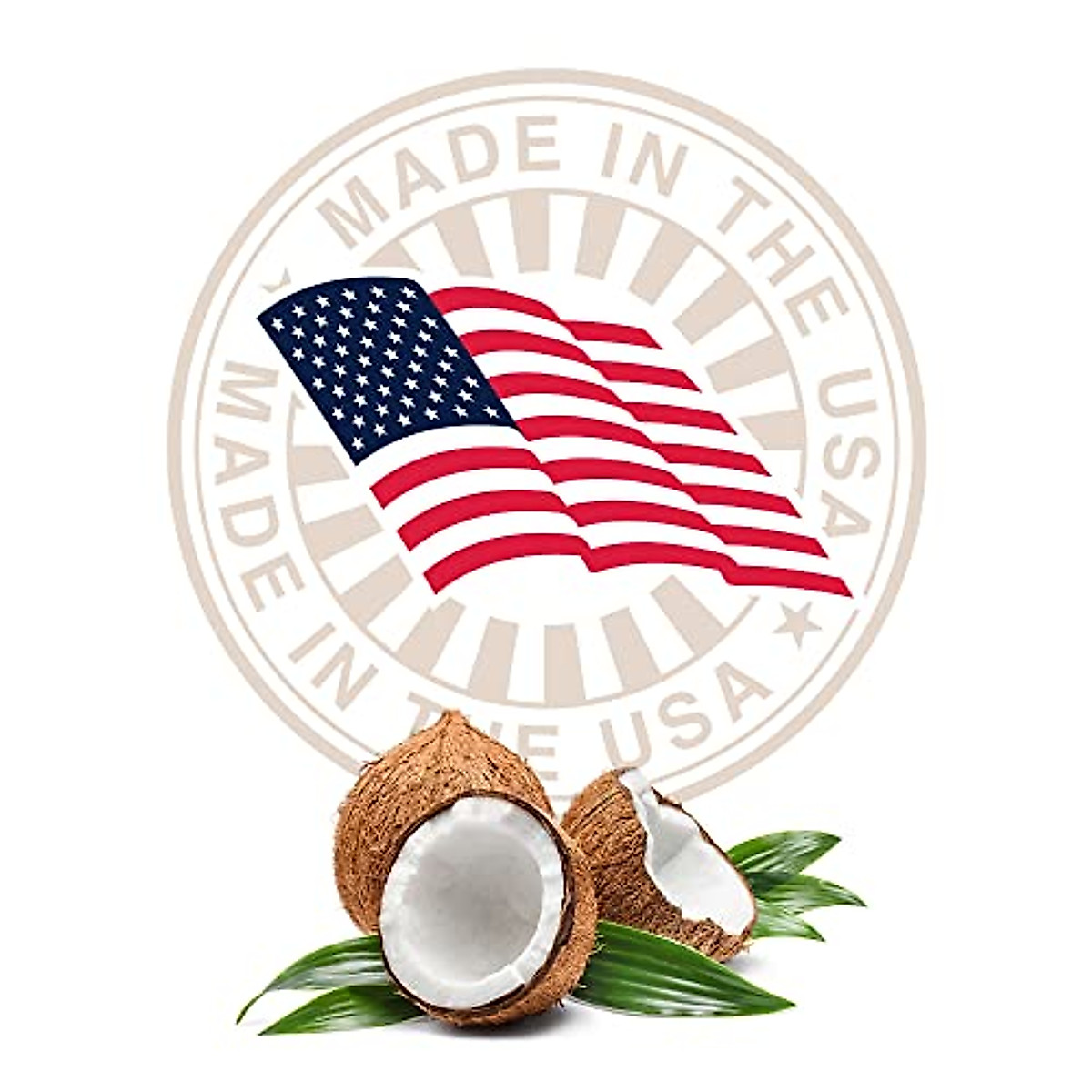 Real Skin Care Coconut Toothpaste | Handmade in The USA | All Natural | All Natural Organic Fluoride Free Toothpaste for Healthy Smiles | Flavored Toothpaste for Adults & Kids with Essential Oils