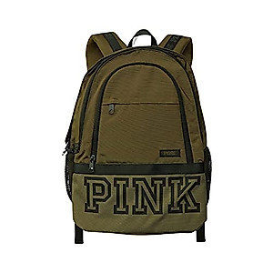 Victoria's Secret Pink Collegiate Backpack Color Green New