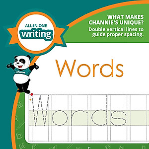 Channie’s Visual Dry Erase Flashcards for Pre-K Through First Grade Students’ to Learn to Trace, Practice &Write Their First 100 Sight Words, Ages 3+, 5.5” x 4.25