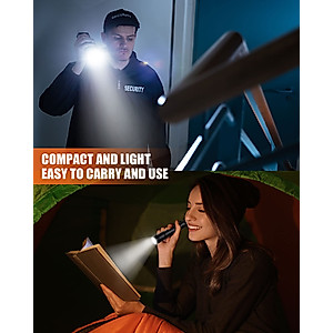 Vinsot 20 Pcs LED Pocket Flashlight Mini Small Handheld Pen Light Bulk Flashlight Tactical Torch with Clip LED Pen Pocket Light for Police Camping Outdoor Inspection Security (5.12 Inch)