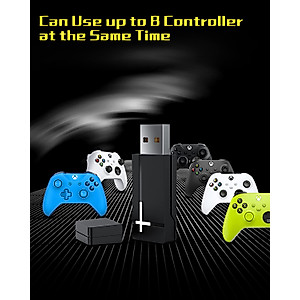 OLCLSS Wireless USB Adapter, Compatible with Xbox Controllers, Low Latency, Faster Data Transmission, 100% Satisfied