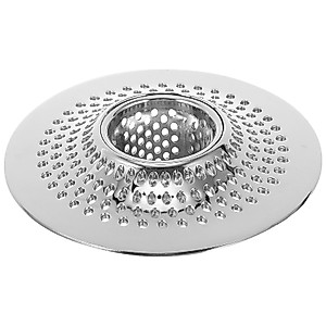 Angoily 1pc Sewer Filter Tub Drain Stopper Bath Tub Plug Hair Strainer Kitchen Drain Strainer Hair Snare Drain Screen Cover Tub Drain Strainer Hair Food Filter Cover Stainless Steel Sink