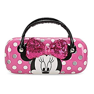 Minnie Mouse Girls Sunglasses for Kids Toddler Sunglasses with Kids Glasses Case (Pink)