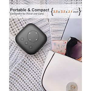 elesories S3 White Noise Machine, Portable Sleep Therapy Sound Machine for Adults Baby Kids Sleeping