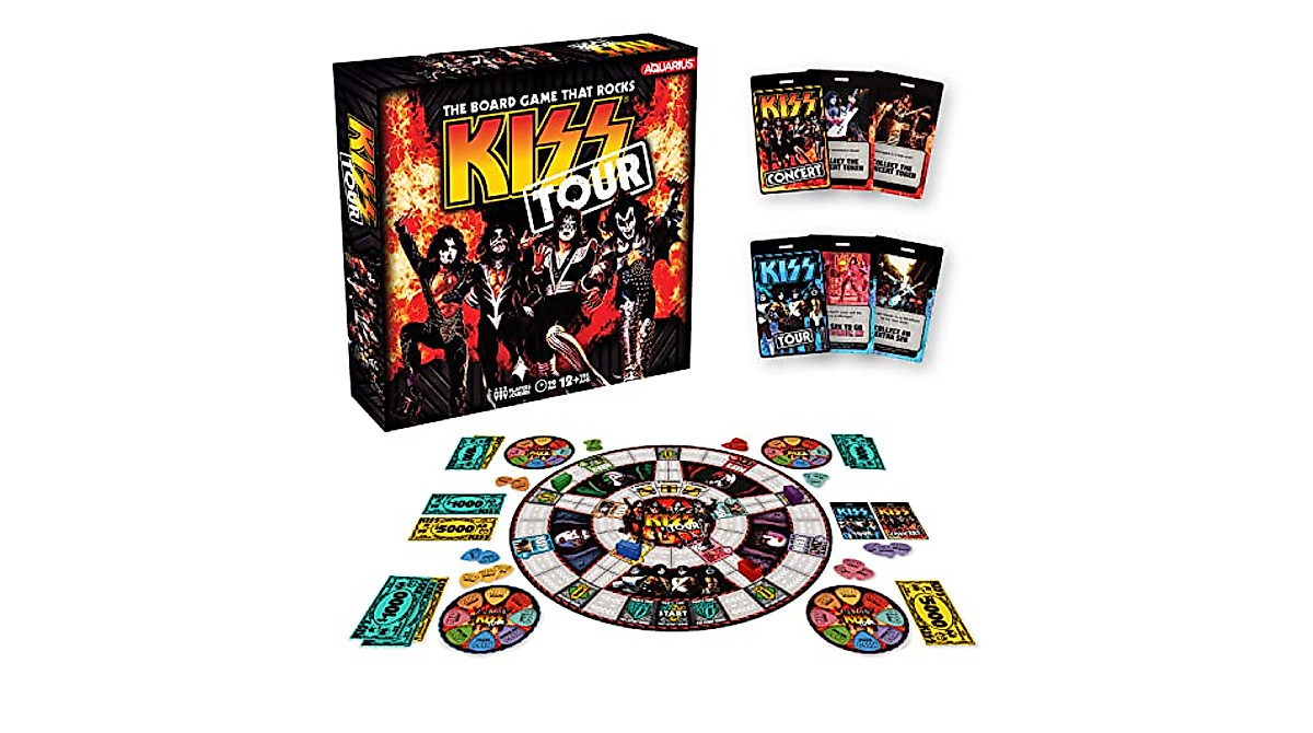 KISS Tour Board Game - Official Rock Band Game for Family & Fans