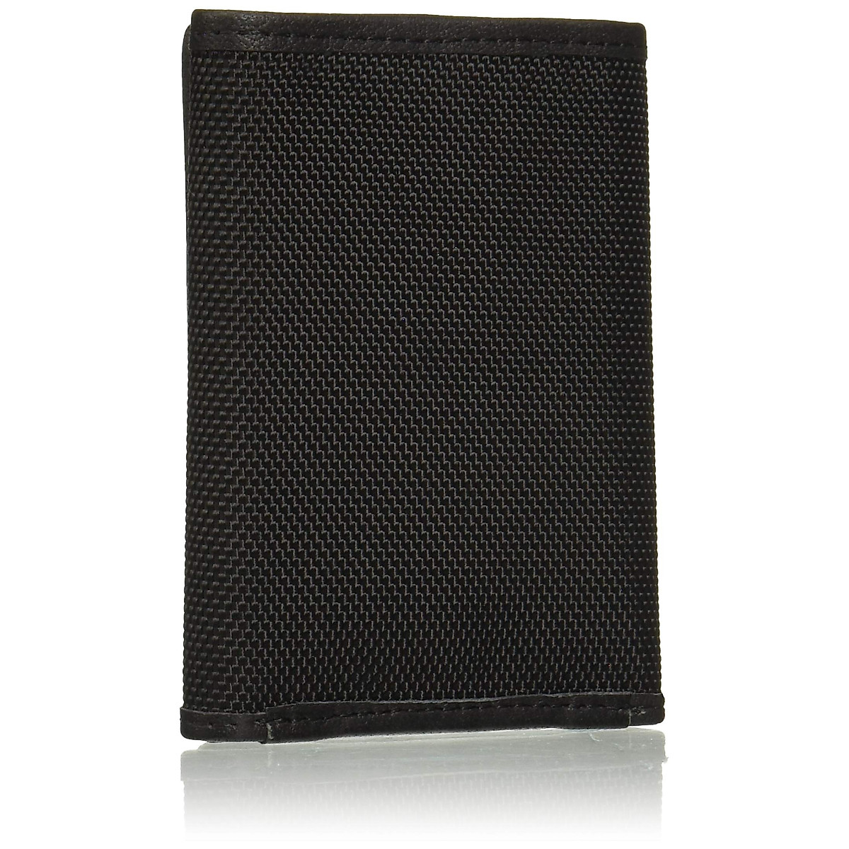 Lewis N. Clark Ballistic Nylon RFID Wallets for Women + Men, Travel Accessories 6 Credit Card Slot ID Sleeve, Trifold Wallet, Black