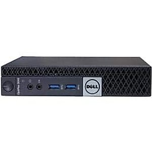 Dell OptiPlex 3040 Micro Business Desktop PC, Intel Core i3 6100T 3.2 GHz, 8 GB DDR3L, 500 GB, WiFi, BT, DP, HDMI, Windows 10 64 Bit-Multi-Language Supports English/Spanish/French(Renewed)