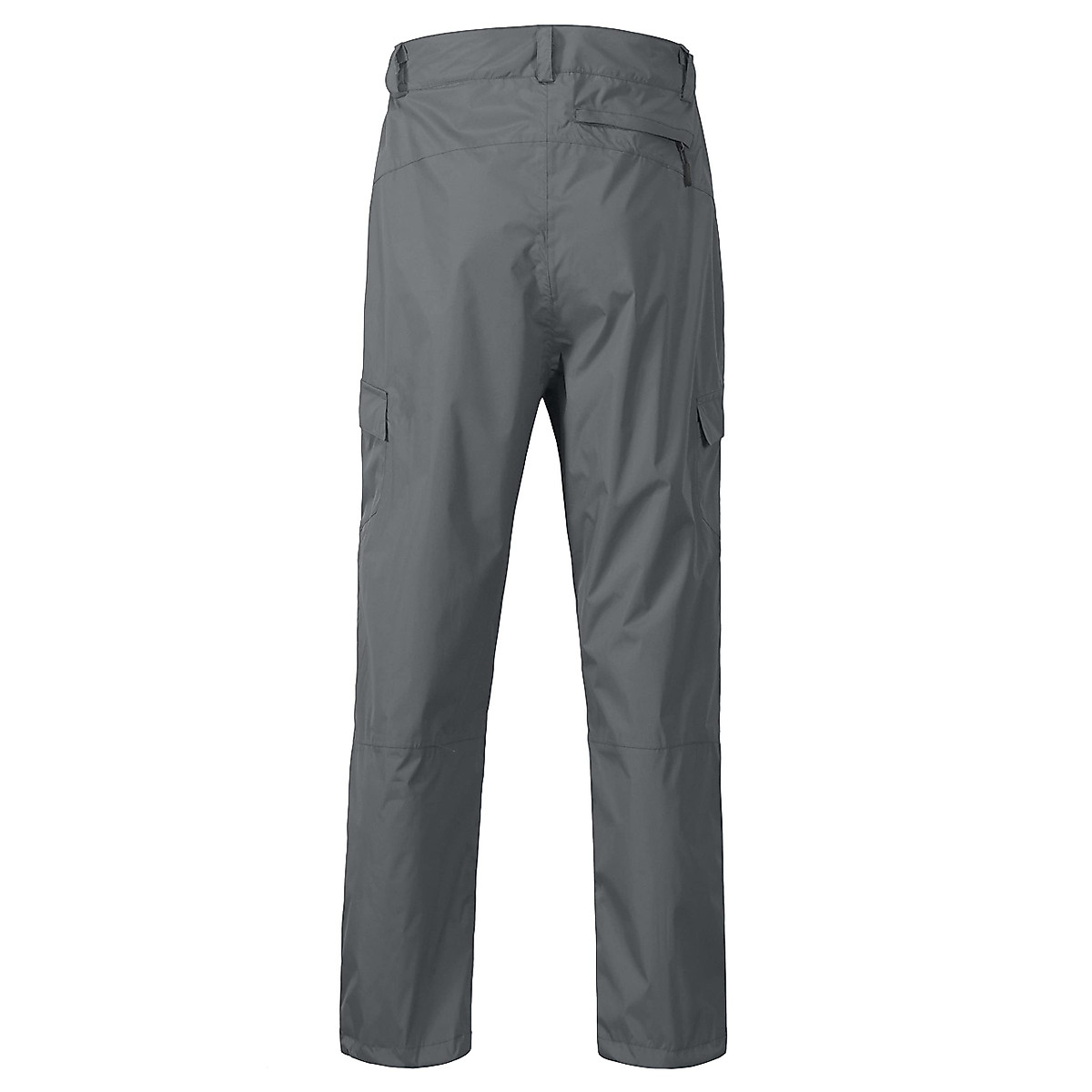 Little Donkey Andy Men's Lightweight Waterproof Rain Pants Breathable Hiking Pant for Outdoor Fishing Steel Gray S