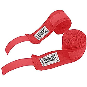 Everlast Professional Hand Wraps, 180-Inch, Red