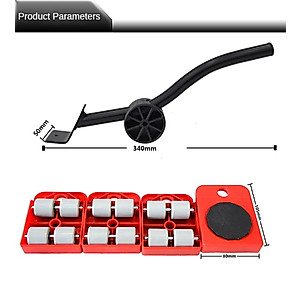 Moving Gods Furniture Heavy Duty Mover Move Bed Moving Sofa Tool Household Furniture Moving Lifting Tool (Black)