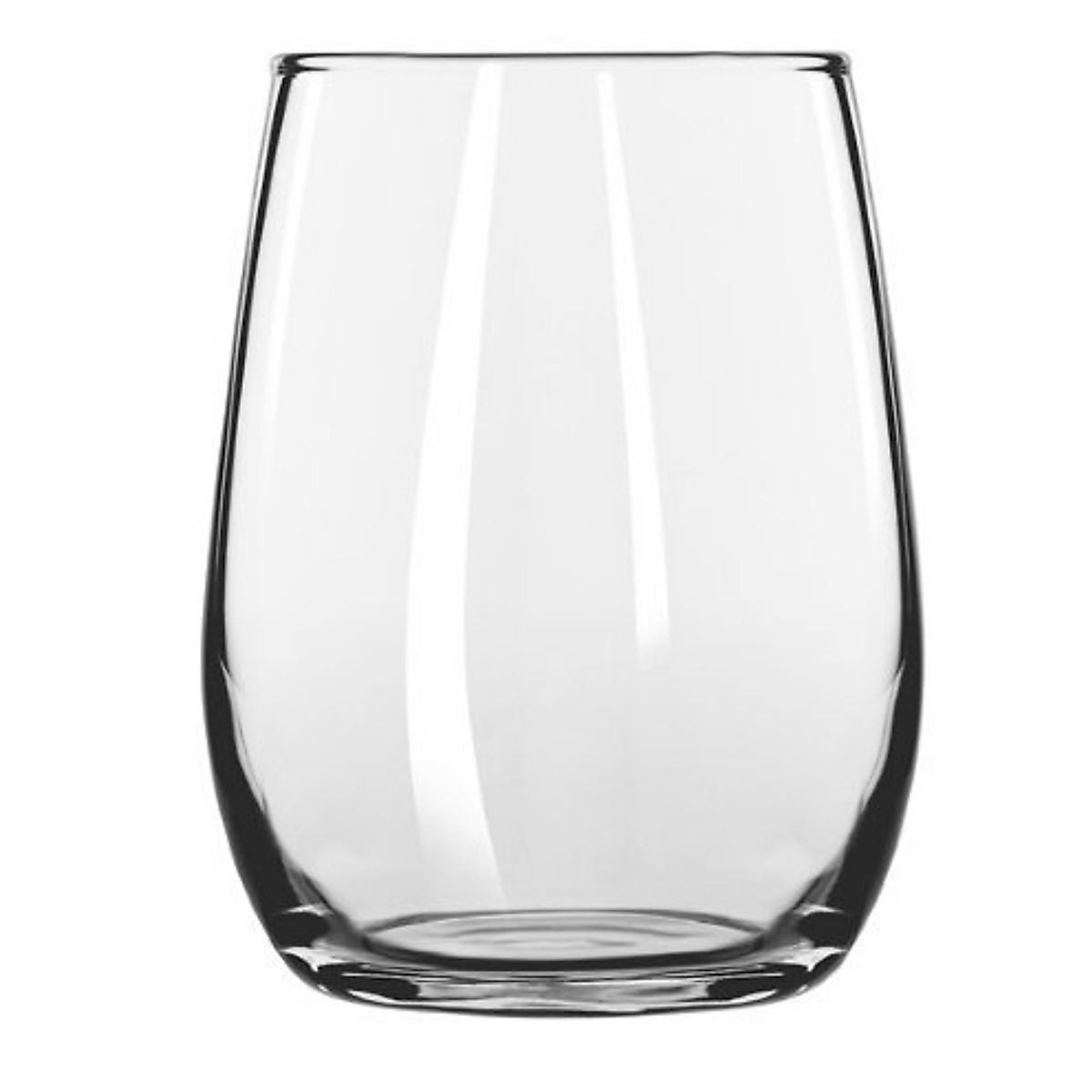 Libbey Stemless 6 Ounce Wine Taster / Mini / Sample Glass 260, Set of 6 w/ FDL Party Picks