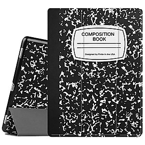 Fintie Case for iPad Pro 12.9 (2nd Gen) 2017 / iPad Pro 12.9 (1st Gen) 2015 - [SlimShell] Ultra Lightweight Standing Protective Cover with Auto Wake/Sleep, Composition Book Black