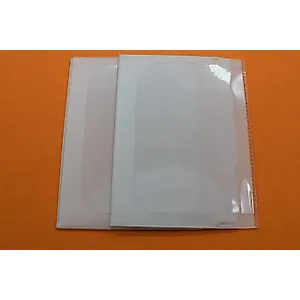 SET of 2-6 Page Plastic Wallet Insert for Bifold Billfold or Trifolds