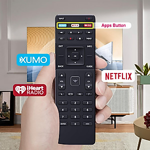 XRT122 Replacement Remote Control Compatible for Vizio Smart TV D55U-D1 D58U-D3 D60-D3 E32-C1 E32H-C1 E40-C2 E40X-C2 E43-C2 E48-C2 E50-C1 E55-C1 E65-C3 E65X-C2 E70-C