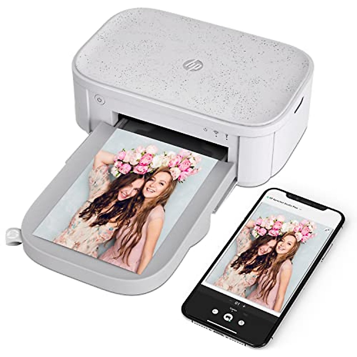 HP Sprocket Studio Plus WiFi Printer – Wirelessly Prints 4x6” Photos from Your iOS & Android Device