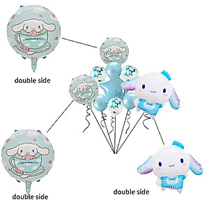 20Pcs Cute Anime Party Decoration Balloons,Aluminum Film Material Double Sided Balloons,Anime Theme Party Supplies,Kawaii Birthday Party Ballons (GG-03)