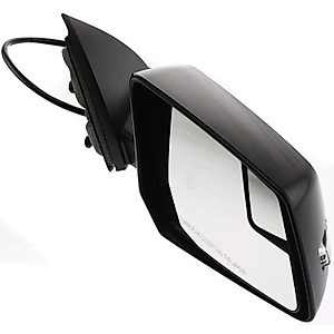 Kool Vue Right Power Heated Door Mirror Compatible With Chevrolet Traverse 2009-2017 Manual Fold With Signal Light Paintable