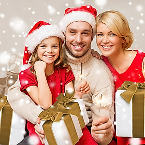 75 Yards/ 3 Rolls Vintage Velvet Ribbon Christmas Velvet Ribbons Velvet Ribbon Rolls for Christmas Handmade Craft Project (Khaki,1 1/2'', 1'', 2/5'')