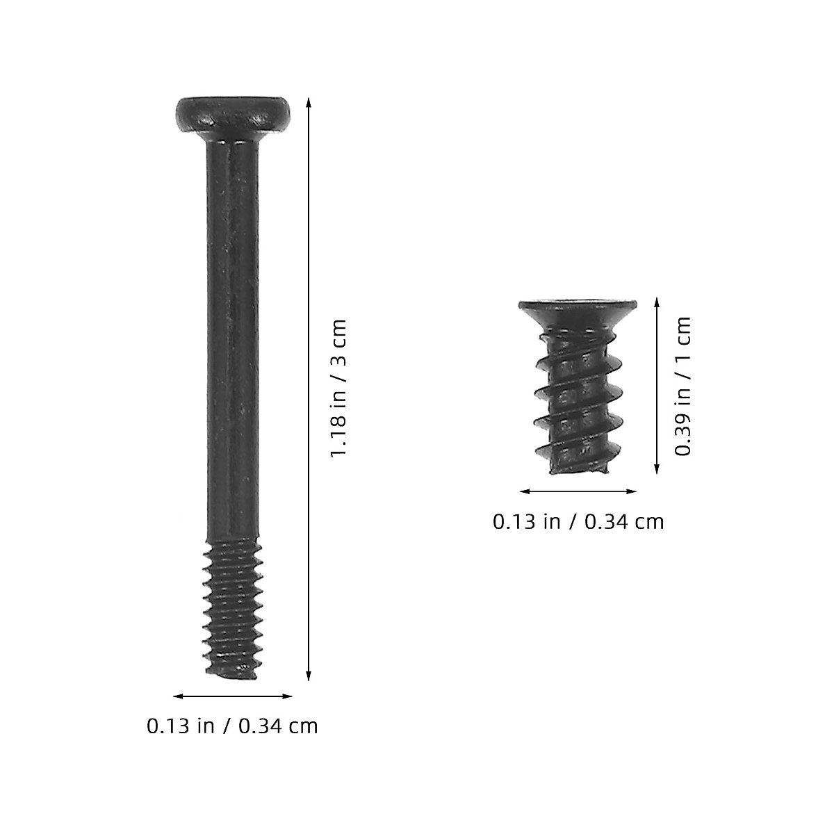 ULTECHNOVO Durable Tool 60pcs Computer Cooling Fan Mount Screws Case Fan Long Short Screws Set