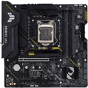 ASUS TUF GAMING B560M-PLUS WIFI LGA1200 (Intel®11th/10th Gen) Micro ATX gaming motherboard (PCIe 4.0, 2X M.2 slots,8+1 Power stages, 2.5Gb LAN, WiFi 6, USB 3.2 Type-C®, Thunderbolt™ 4 support)