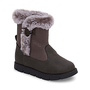 OshKosh B'Gosh Girls Siberian Fashion Boot, Grey, 11 Little Kid