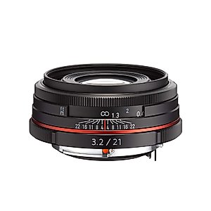Pentax K-Mount HD DA 21mm f/3.2 ED AL 21-21mm Fixed Lens for Pentax KAF Cameras