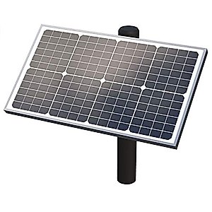 Ghost Controls 30 Watt Monocrystalline Solar Panel Kit for Automatic Gate Opener Systems Model AX30