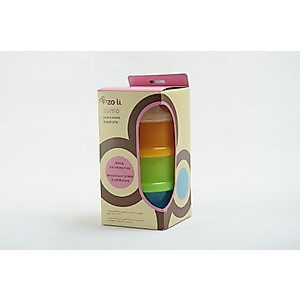 Large 3-tier Snack Stack Food Storage Containers for Home and On the Go Multi Color Stack | ZoLi SUMO Food and Snack Containers