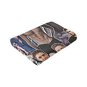 Blanket Dean Winchester Soft and Comfortable Warm Fleece Blanket for Sofa,Office Bed car Camp Couch Cozy Plush Throw Blankets Beach Blankets