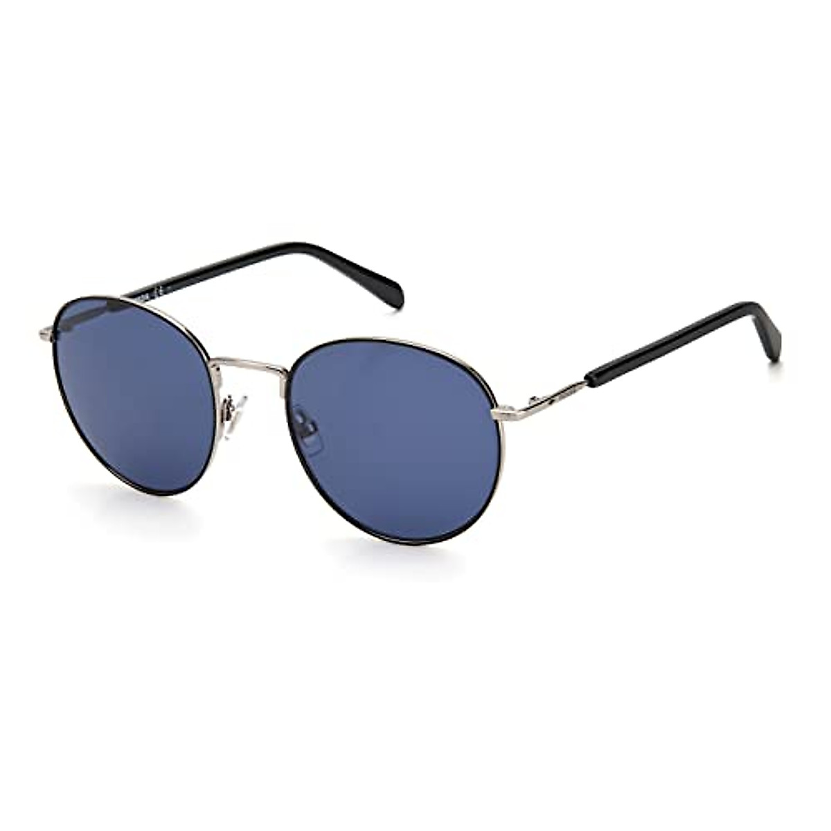 Fossil Men's Male Sunglass Style FOS 3120/G/S Oval, Ruthenium/Blue, 52mm, 20mm
