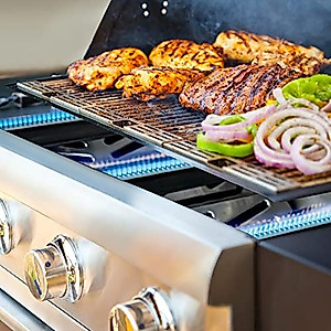 Coisien 62752 Grill Burner Tube Fits Weber Genesis 300 Series, 304 Stainless Steel Grill Replacement Parts for Genesis E310 E320 E330 S310 S320 S330 with Front Control, 19.5 Inch, Set of 3