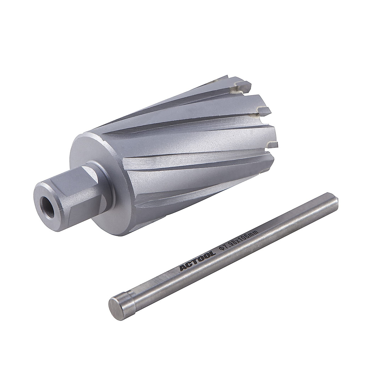 ACTOOL 1-5/8'' Diameter x 2'' Depth of Cut Carbide Tipped TCT ANNULAR Cutter with 3/4'' Weldon Shank