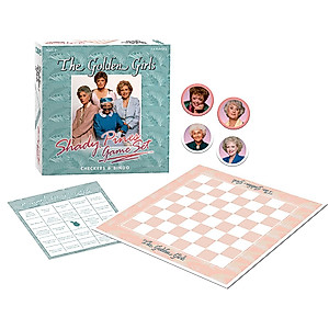 USAopoly Golden Girls Checkers & Bingo Set