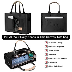 Tote Bags for Women Canvas Tote Purse Crossbody Bags with Pockets Top Handle Shoulder Handbags Satchel Bags for Women