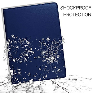 Newraturner Case for iPad 2/3/4 Case - 360 Degree Rotating Stand Smart Case Protective Cover with Auto Wake Up/Sleep Feature for Apple iPad 4, iPad 3 & iPad 2(Navy)