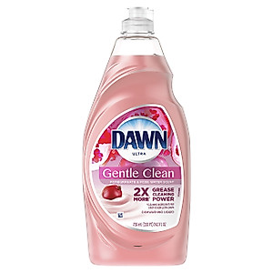 Dawn Gentle Clean Dishwashing Liquid Dish Soap Pomegranate Splash 24 oz (Pack of 2)