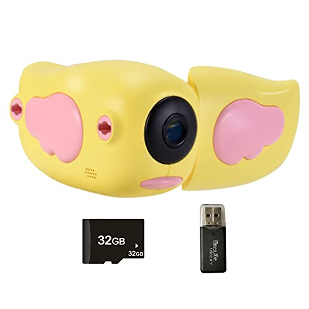 Digital Camera, Kids Camera 2.0 Inch Screen Video Anti-Fall Camera Sports Camera, Shockproof Anti-Fall Compact Portable Mini Camera, Gift for Girls Boys