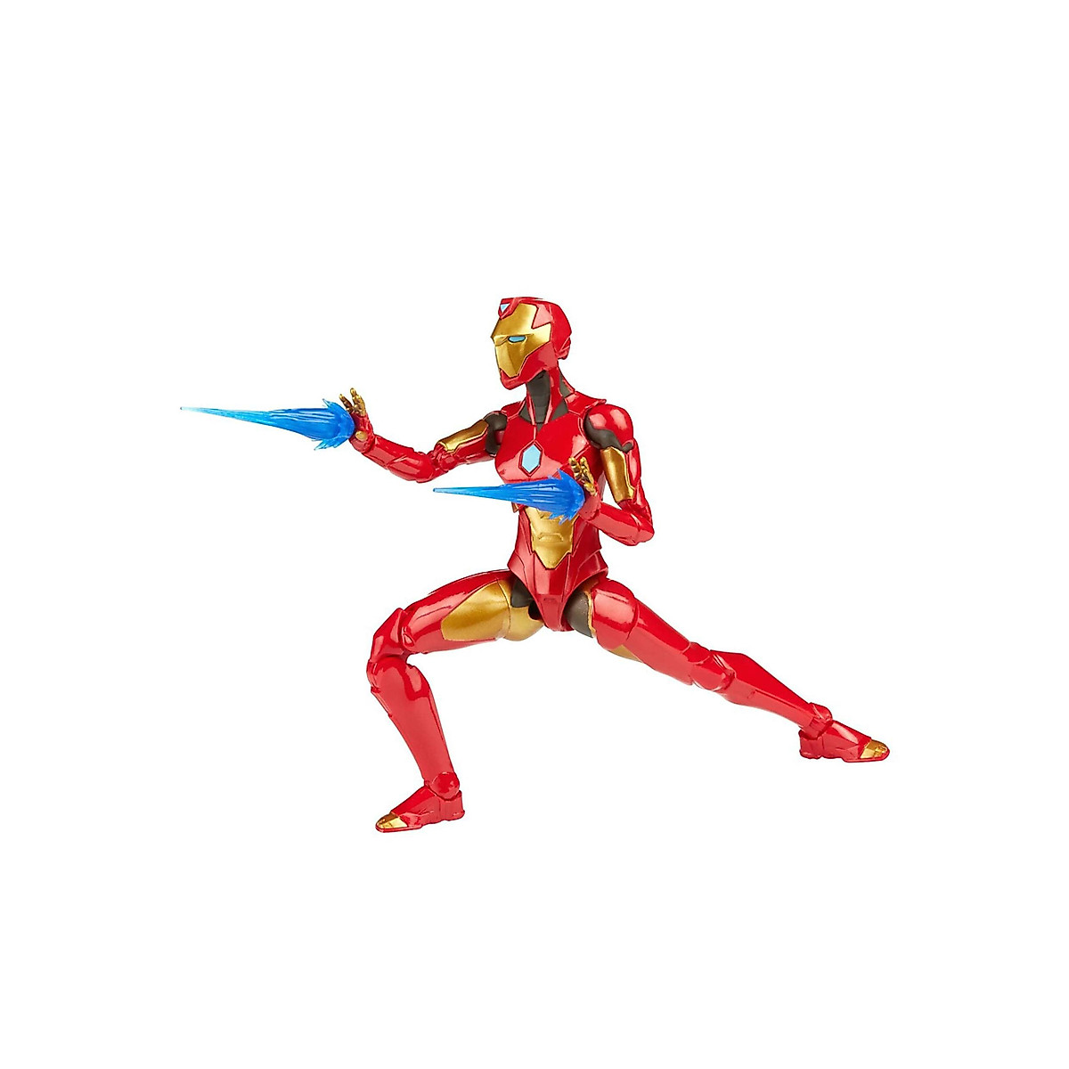 Marvel Hasbro Legends Series 6-inch Ironheart Action Figure Toy, Premium Design and Articulation, Includes 5 Accessories and 1 Build-A-Figure Part, Red,gold