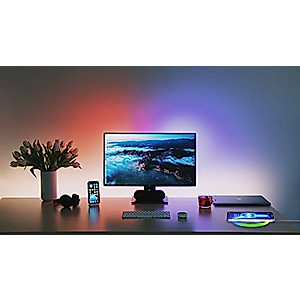 Wireless Charger Pad, 15W Max Fast RGB Wireless Charging Pad Compatible iPhone 14/14 Plus/14 Pro/14 Pro Max/13/13 Mini/SE 2022/12/11/X/8,Samsung Galaxy S22/S21/S20,AirPods 3 2 Pro(No AC Adapter) Black