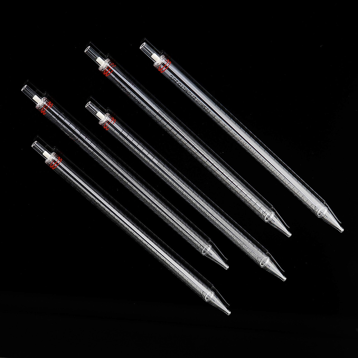 Eowpower 20 Pack 25ml Disposable Sterile Serological Pipettes with Graduated, Individually Packaged