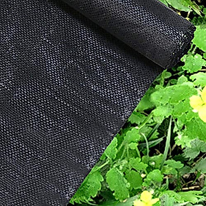 HOOPLE PP Premium Garden Weed Barrier Landscape Fabric Durable & Heavy-Duty Weed Block, Easy Setup & Superior Weed Control (4ft*50ft)