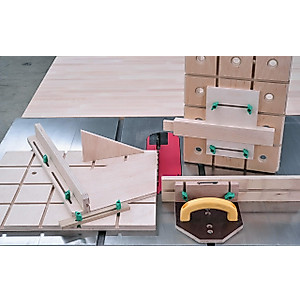 MICROJIG Matchfit DVC-538K2+DV-HK4.5K2-VP Dovetail Clamps (2-Pack) With Matchfit Variety Hardware Pack