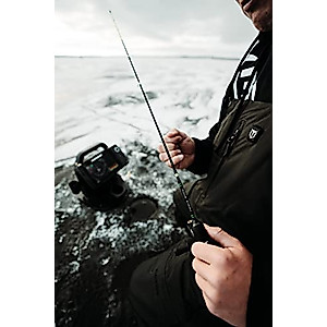 13 FISHING - Tickle Stick - Ice Fishing Rod - Gen 3 - 27" L (Light) - 1/16-1/8oz - PC2 Flat-Tip Blank - TS3-27L, Black